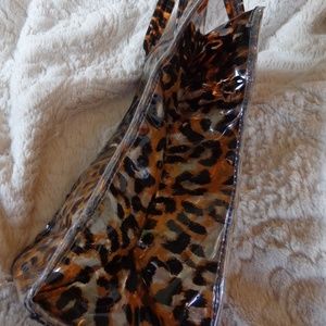 Urban Outfitters | Bags | Plastic Leopard Print Purse | Poshmark